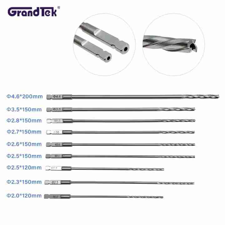 AO Cannulating Drill Bit - Grandtek Medical Orthopedic Power Tool Drill Saw
